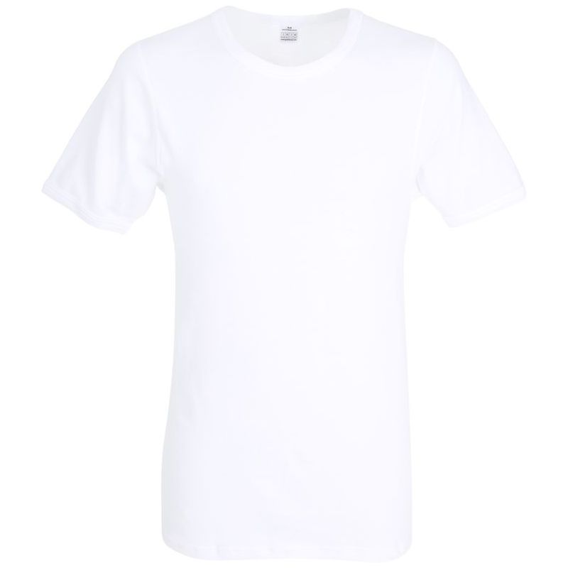 Maillot de corps t-shirt blanc Homme, Col rond, Coton peigné ultra doux ...