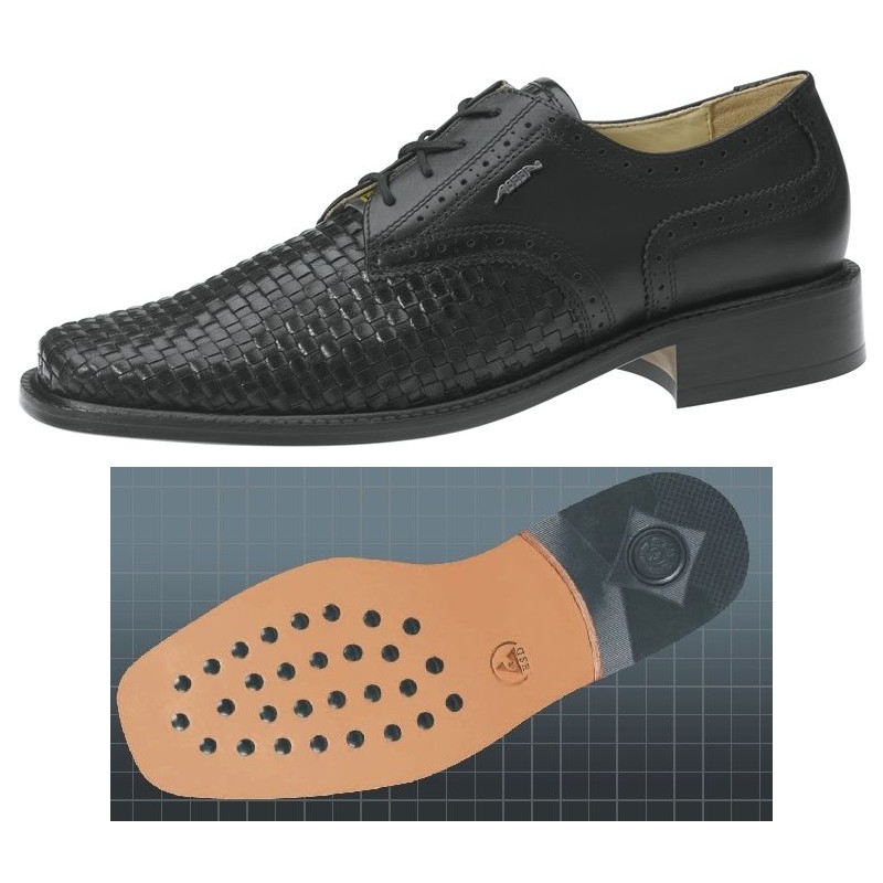 chaussures cuir tresse homme