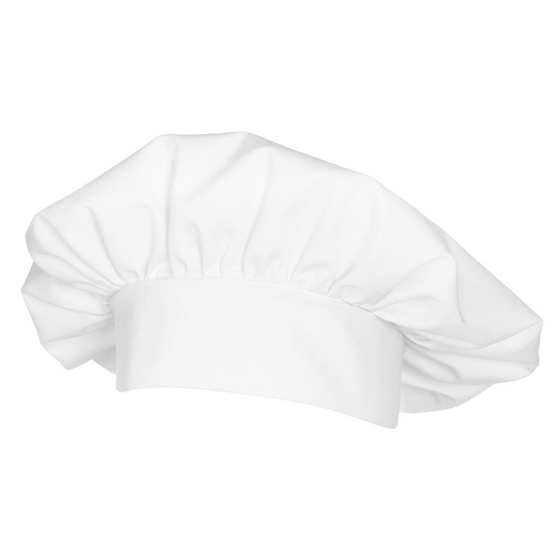 Toque chef, PolyCoton, entretien facile, peut bouillir à 95 °C